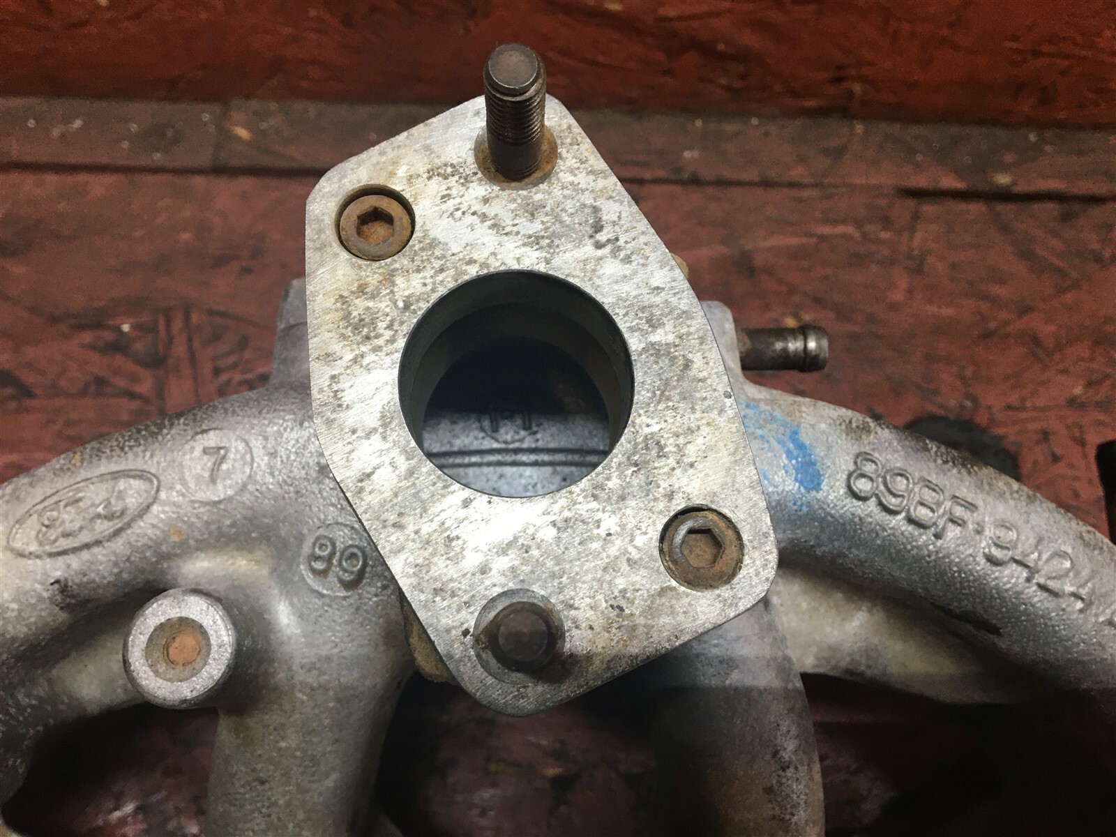 TORO GROUNDSMASTER 345 FORD VSG411 INTAKE MANIFOLD 89BF-9424-AD | eBay