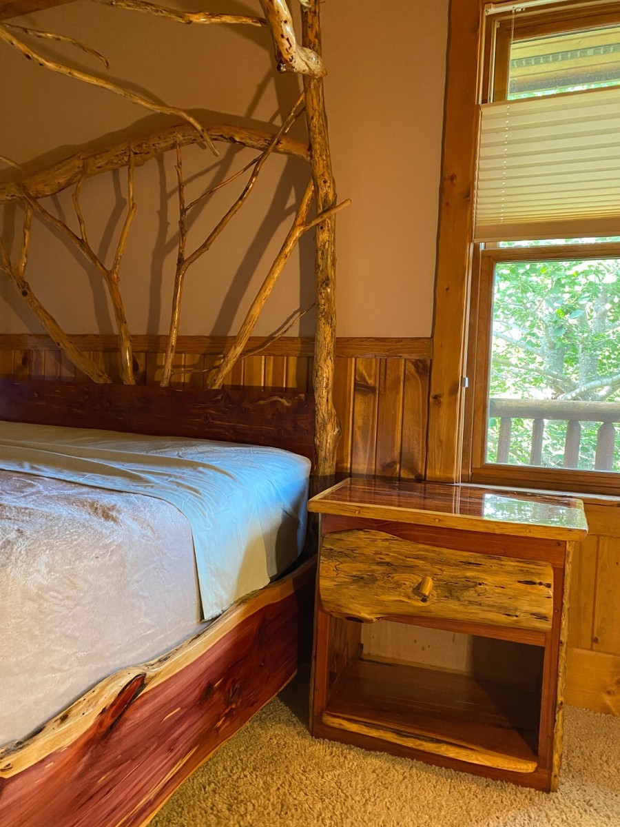 Mantle Headboard Bedroom Tree Branch Bed Frame