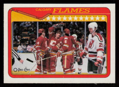 Calgary Flames 1990-91 O-Pee-Chee #38 Calgary Flames | eBay