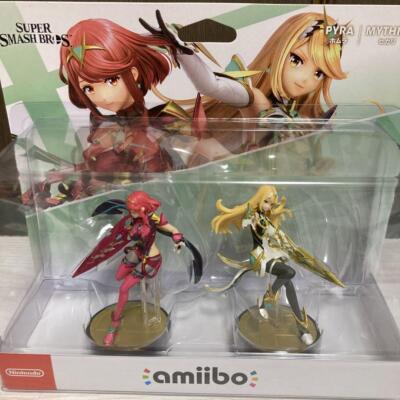 Nintendo amiibo Pyra Mythra Double Set Super Smash Bros. Homura Hikari ...