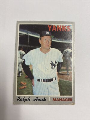 1970 Topps Baseball Ralph Houk New York Yankees Card #273 | eBay