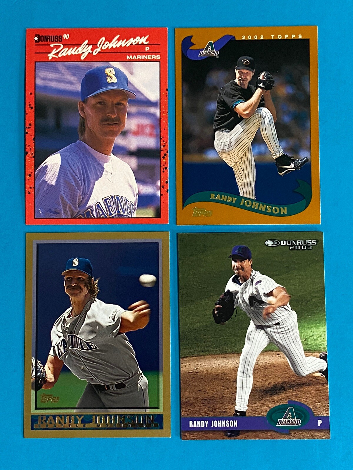 Randy Johnson Card Lot 1990 2003 Donruss 1998 2002 Topps | eBay