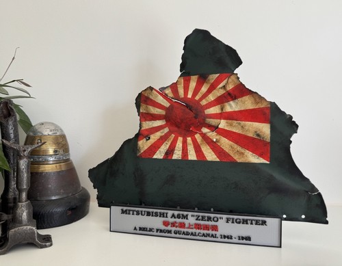 WW2 RARE JAPANESE MITSUBISHI A6M ZERO FIGHTER AIRCRAFT RELIC ...