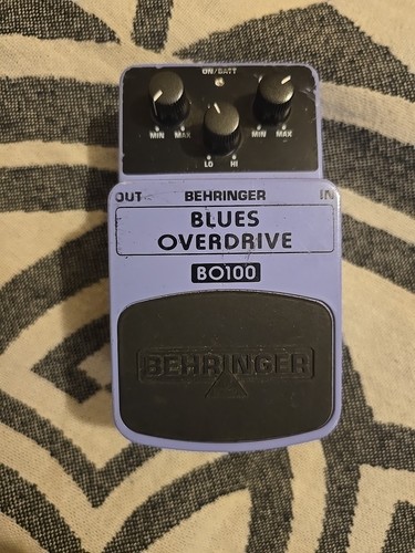 Behringer BO100 Guitar Blues Overdrive Effect Pedal | eBay