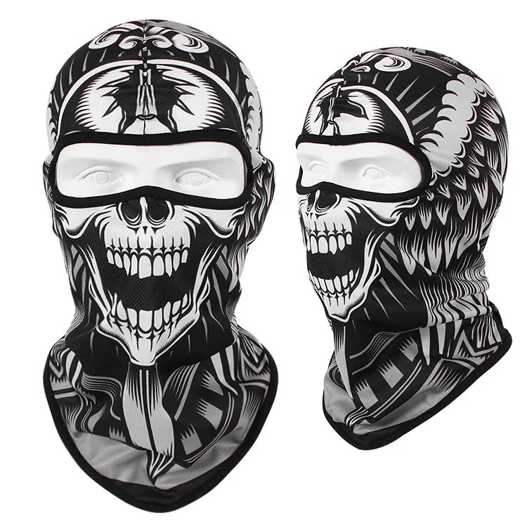 Skull Men Balaclava Ski Mask Cycling Caps Snowboard Face Cover ...