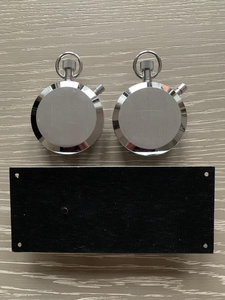 Swiss Gallenkamp Stopwatch Set Chronometers Dashboard Rally Timer 11 | eBay