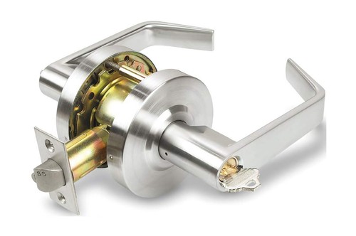 Commercial Cylindrical Lever Heavy Duty Non-Handed Grade 2 Door Handle ...