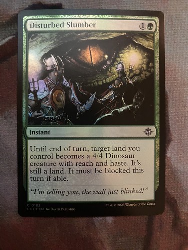 Disturbed Slumber Foil The Lost Caverns Of Ixalan LCI MTG Magic Pack ...