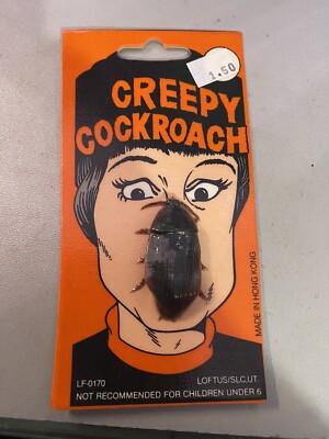 Loftus Pranks & Novelties 182 Creepy Fake Cockroach Prank | eBay
