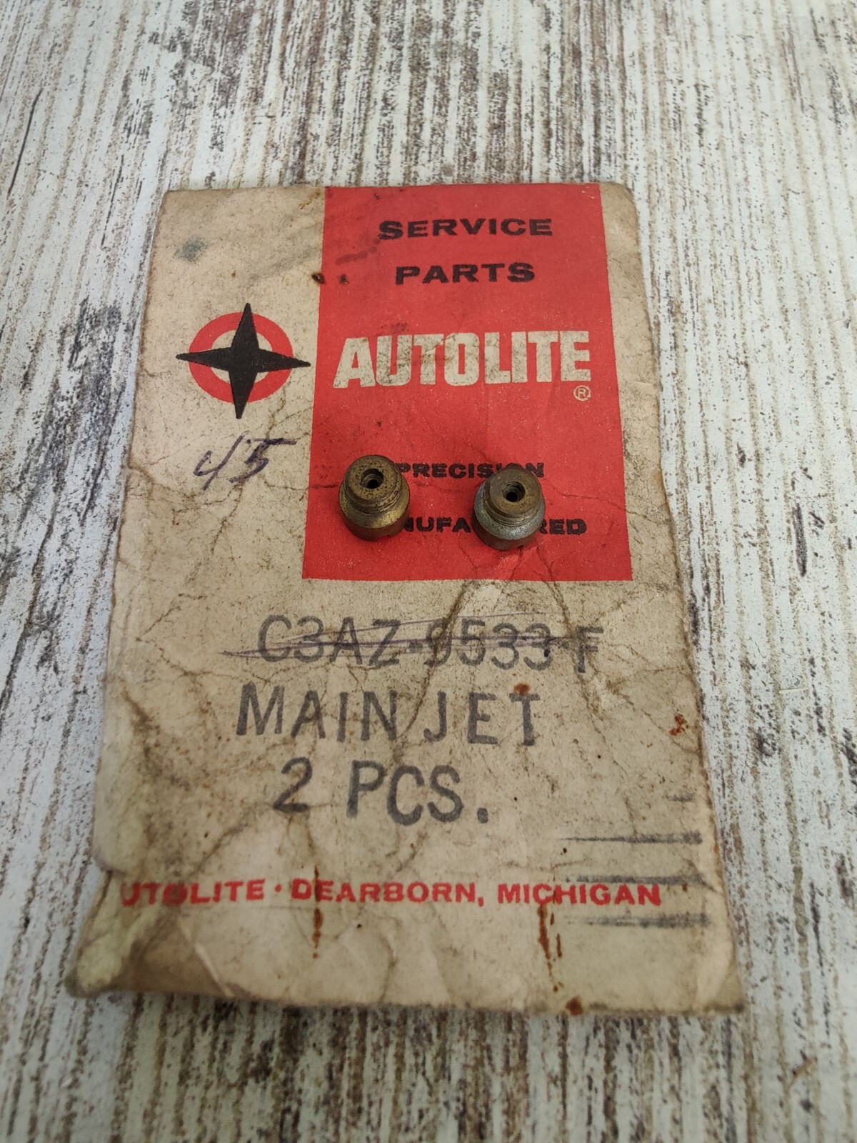 NOS OEM 1973 Ford Truck 460 V8 4BBL F-4 Carb Main Metering Jet PAIR ...