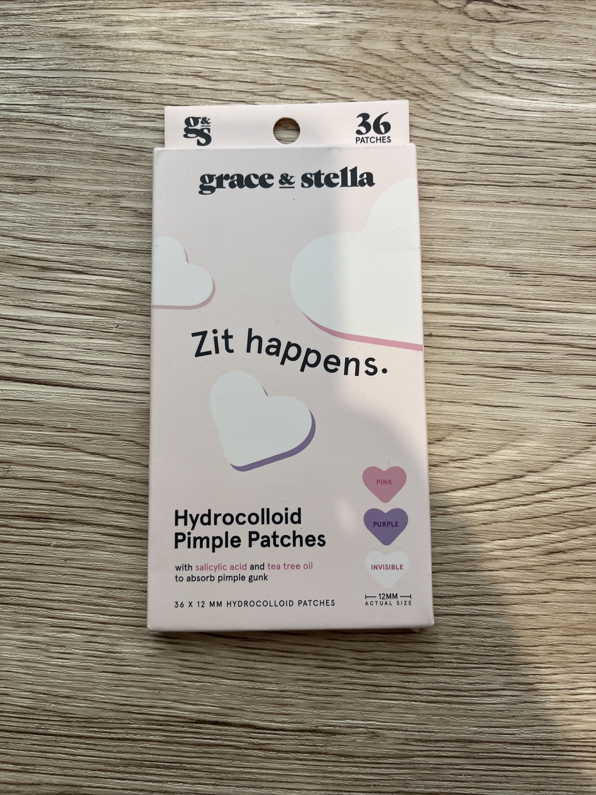 grace & stella Pimple Patches For Face Heart Shape 36 Count EXP 1/27 ...