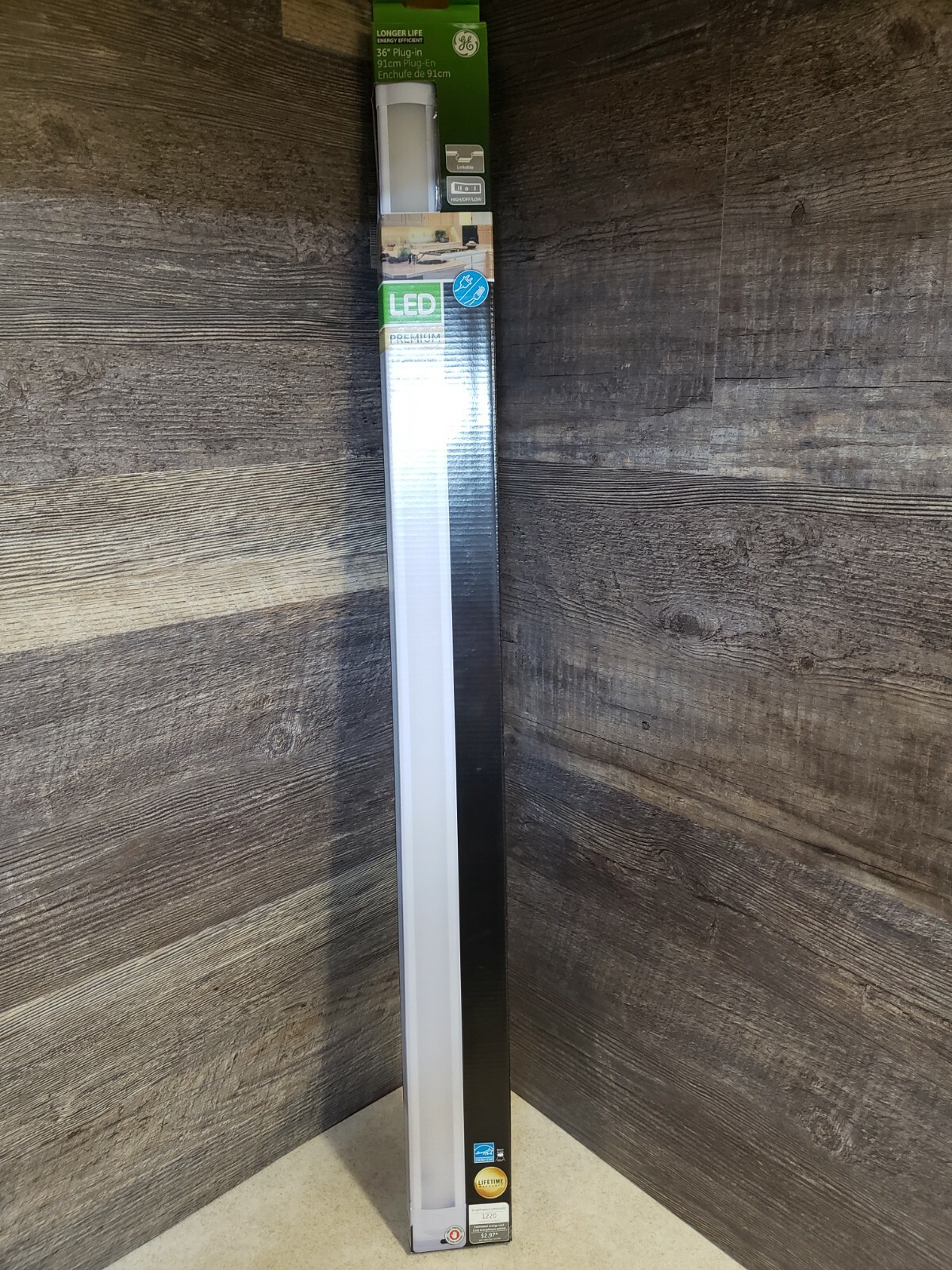 GENUINE GE Jasco 38847 Premium 36" LED Slim Light Fixture Under Cabinet ...