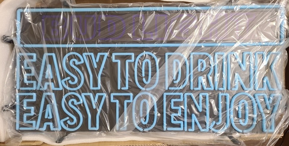 NEW Bud Light Beer Easy To Drink Easy To Enjoy LED Bar Sign | eBay