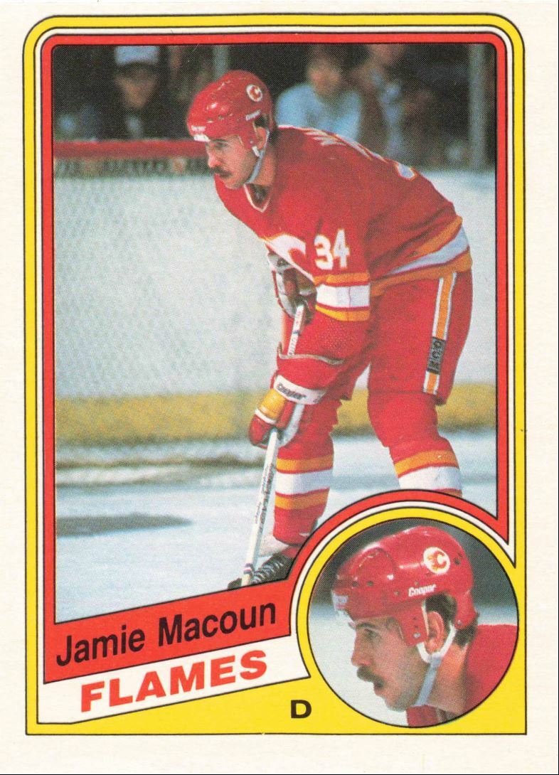 1984-85 O-Pee-Chee Rookie Card Jamie Macoun Calgary Flames #230 | eBay