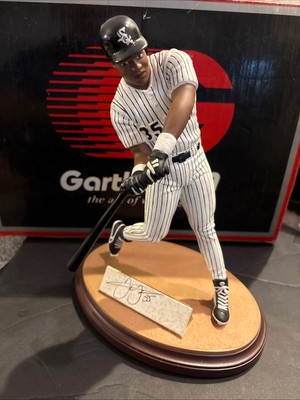 BASEBALL~SIGNED FRANK THOMAS(HOF)~GARTLAN 9” CHICAGO WHITE SOX FIGURINE ...