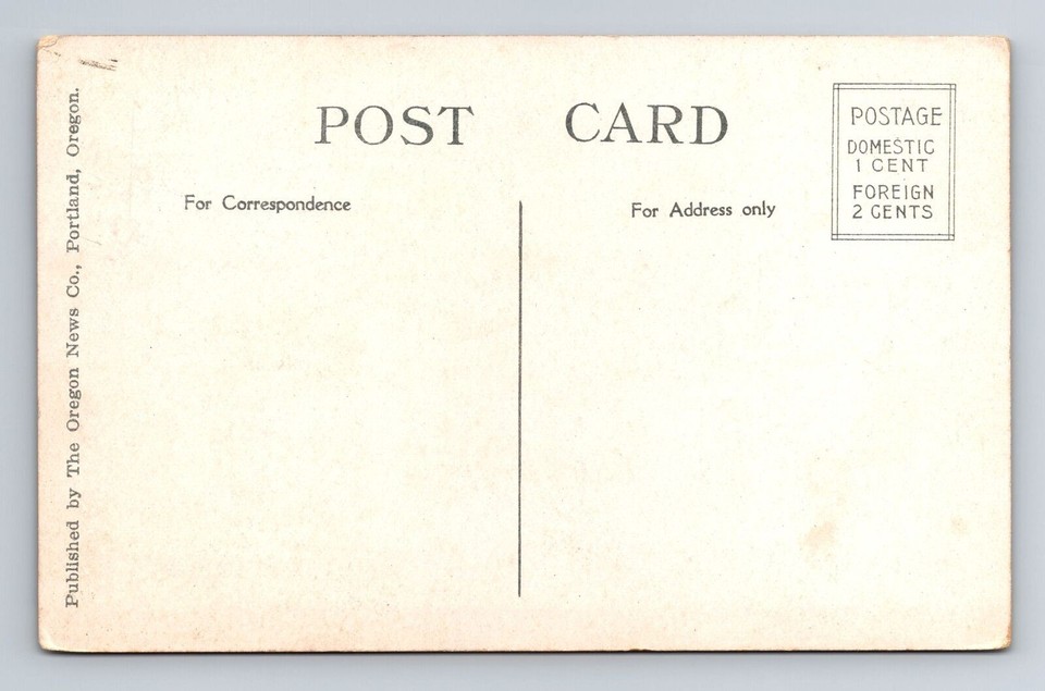 Portland OR-Oregon, Tunnel At Oneonta Gorge, Antique, Vintage Postcard ...