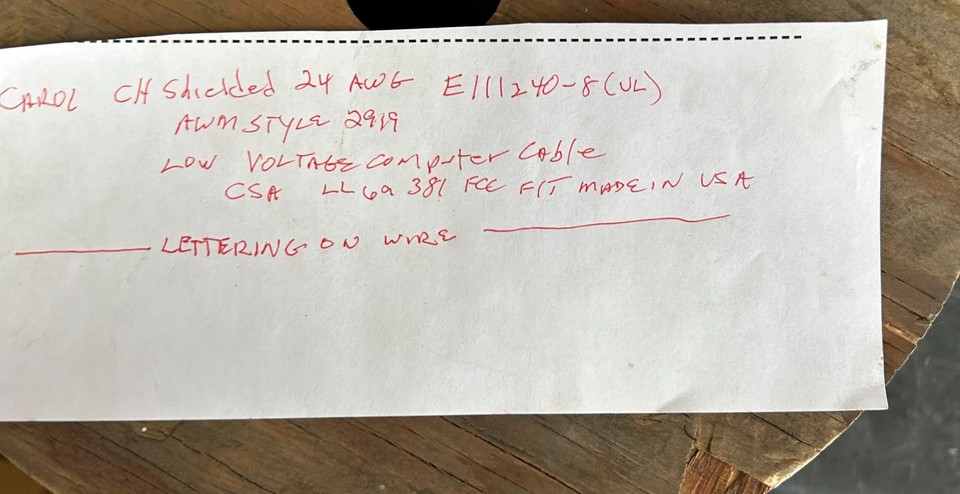 CAROL ch shielded 24 AWG low voltage computer cable (APPX. 150 FEET) | eBay