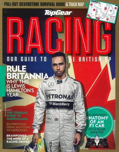 BBC Top Gear Magazine Supplement: Racing, British GP Guide, Lewis ...