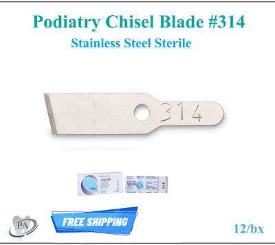 GLASSVAN Podiatry Chisel #313 Curved Blade Nail Care Podiatrist Tool ...