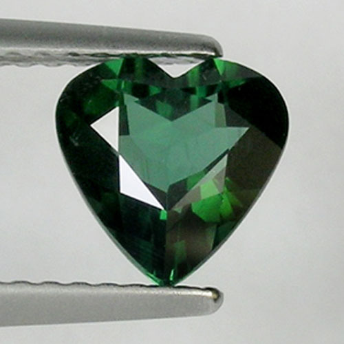 1.07 ct ULTRA RARE DEEP GREEN NATURAL TOURMALINE Heart Shape DB | eBay