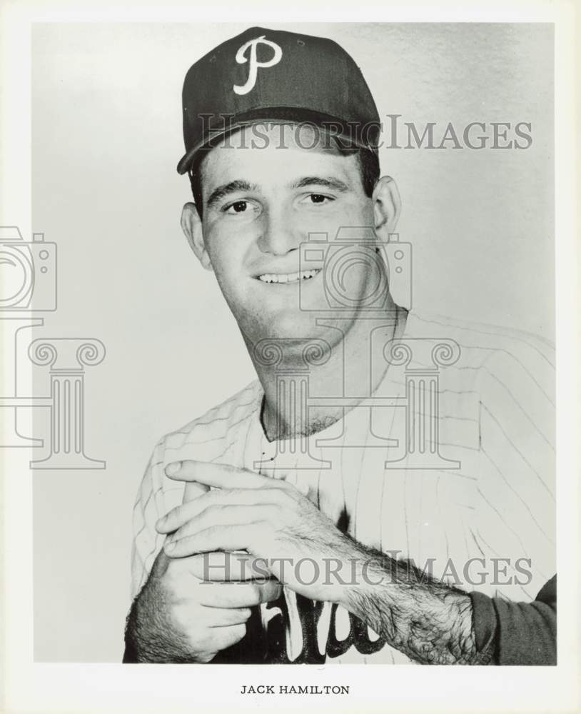 1963 Press Photo Philadelphia Phillies Baseball Player Jack Hamilton ...