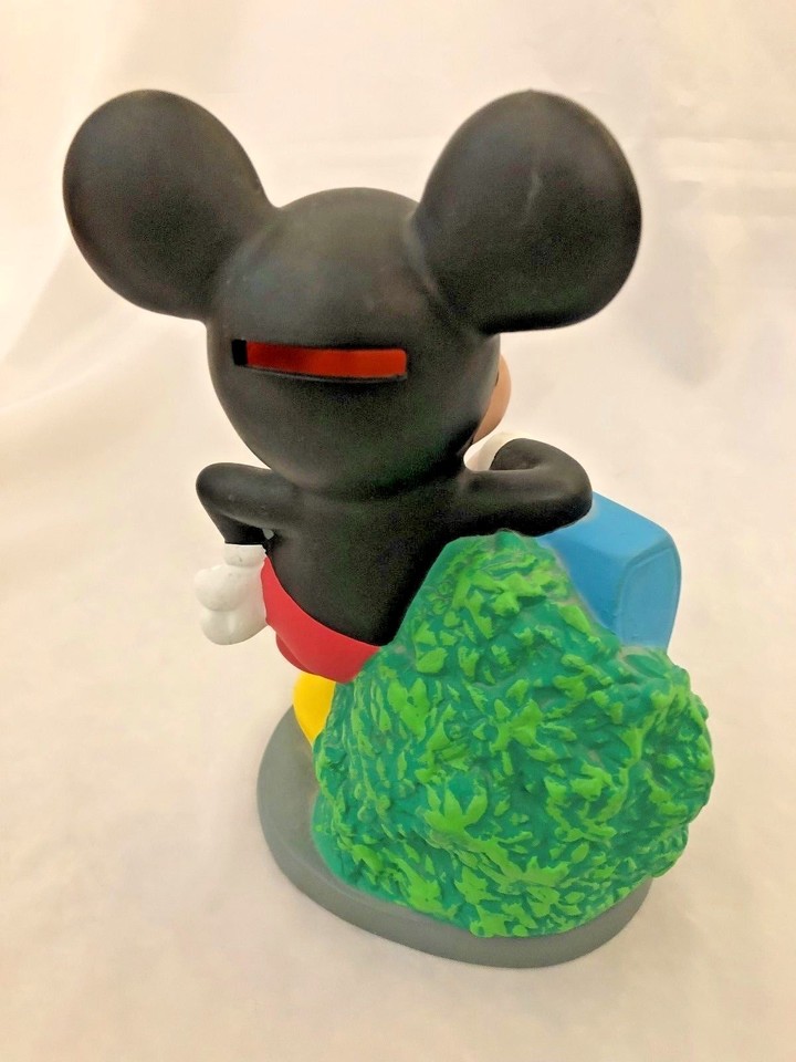 Disney 8.5" Mickey Mouse by Mail Box Piggy Bank | eBay