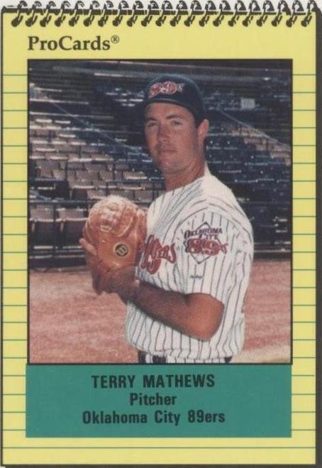 1991 ProCards Minor League - Terry Mathews #173 (RC) for sale online | eBay