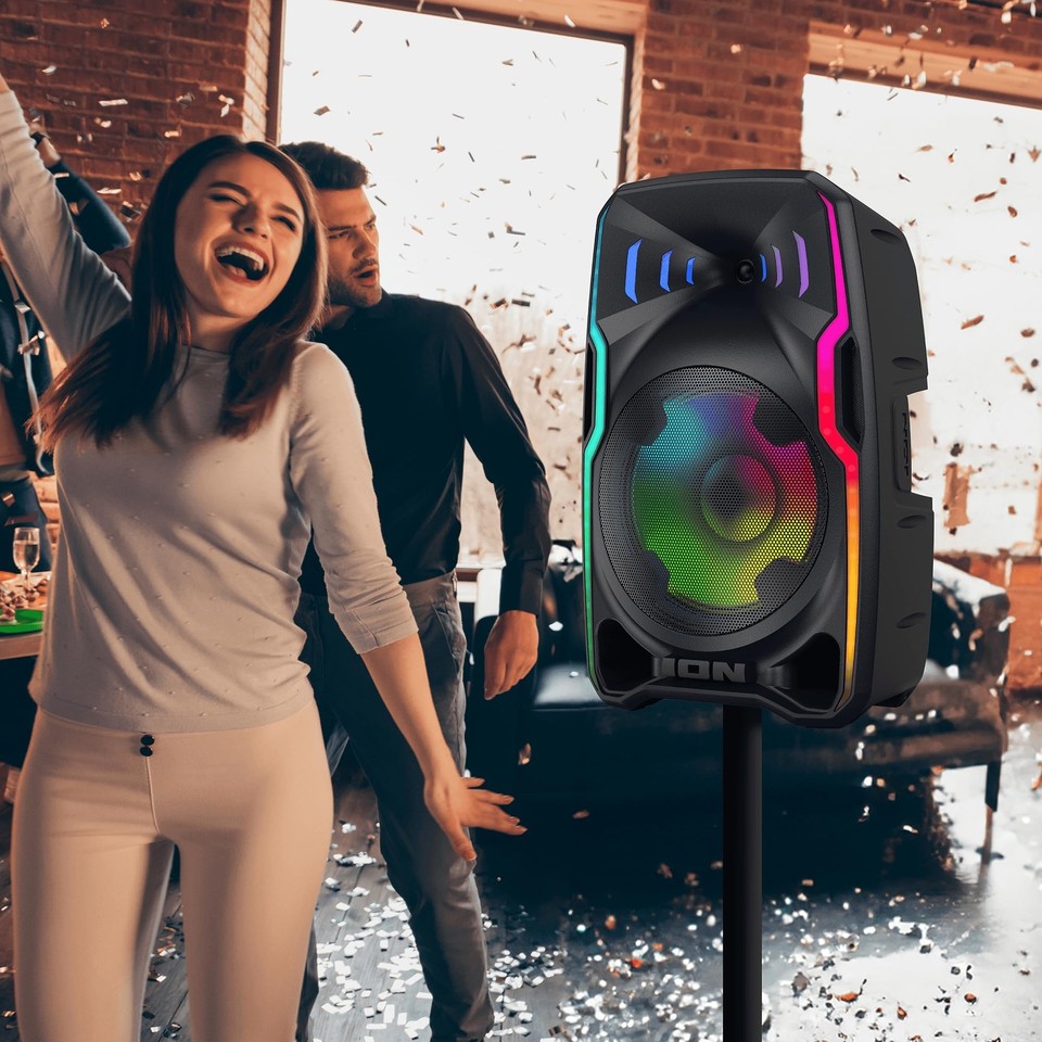 ION Audio Total PA APEX Wireless Battery-Powered Loud Speaker PA System ...