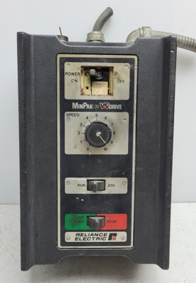 Reliance Electric 14C10 Minpak Plus VS Drive 3/4 Hp 115Vac 90Vdc 7.5 ...