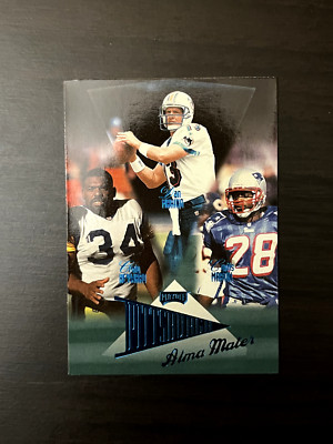 Dan Marino Craig Heyward Curtis Martin 1998 Playoff Alma Mater Blue ...