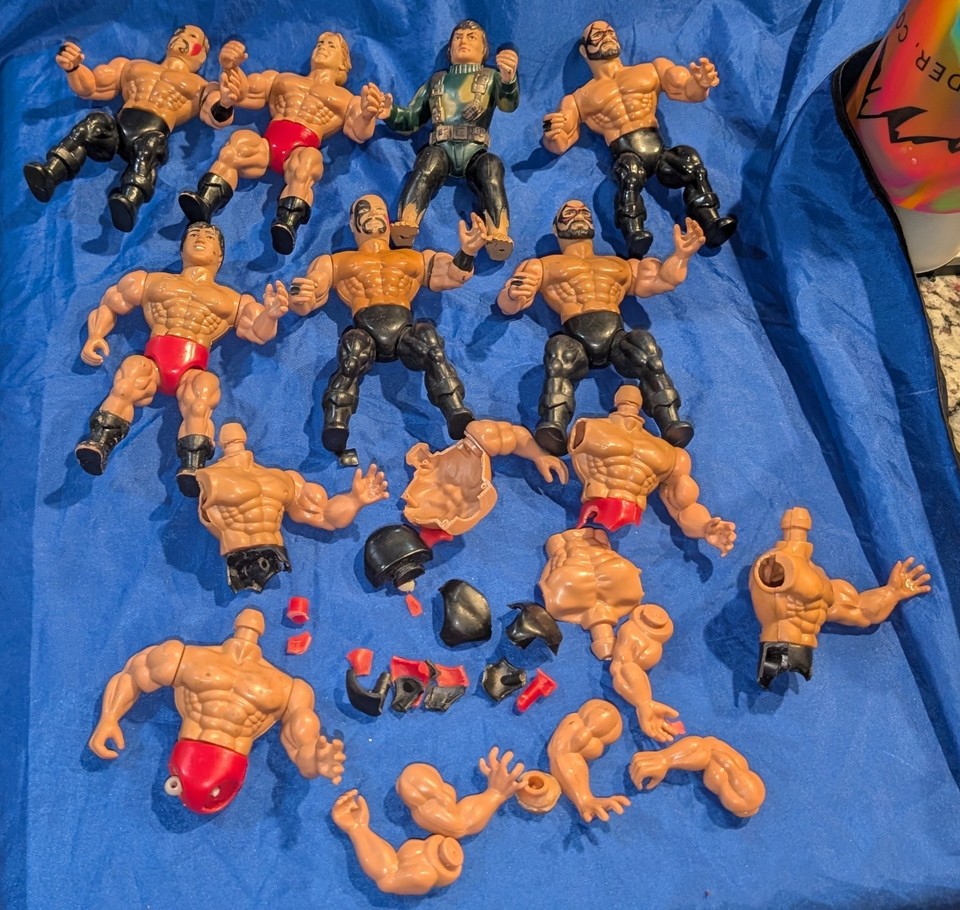 Seven (7) 1982-1985 Remco 5.5" figures & more (AWA wrestling & Sgt ...