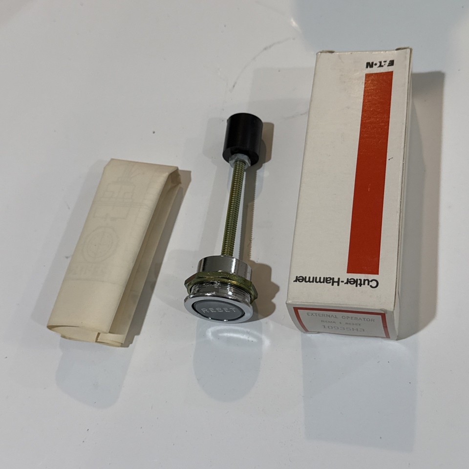 Cutler-Hammer 10935H3 External Gray Reset Flush Pushbutton NOS | eBay
