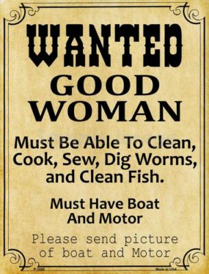 Wanted Good Women Metal Novelty Parking Sign P-1095 | eBay