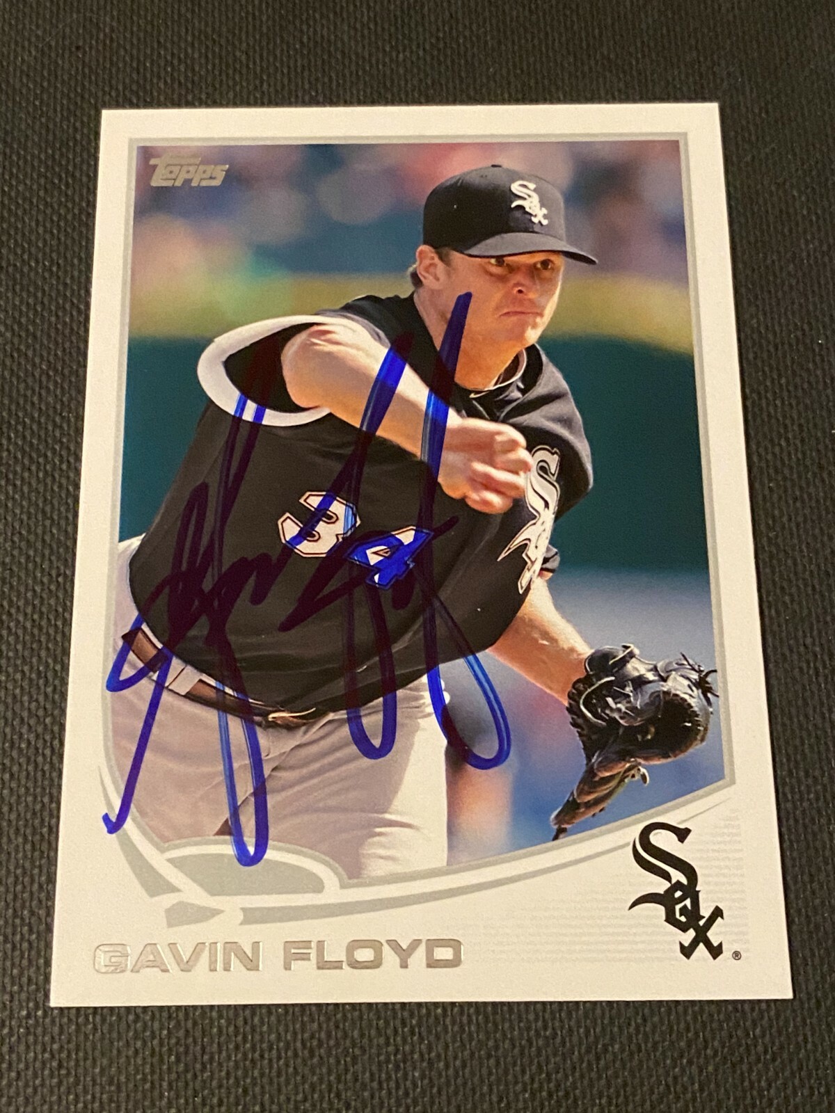 Gavin Floyd Signed 2013 Topps Card Auto Autograph White Sox Baseball ...