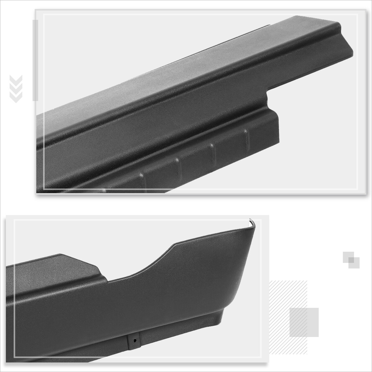 For 09-20 Dodge Ram 1500-3500 Crew Cab Heavy Duty Rocker Panel Sill ...