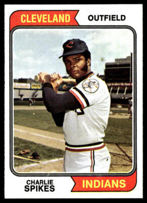 1974 Charlie Spikes Topps Baseball #58 VG SET BREAK | eBay