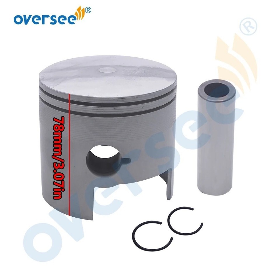 688-11631 Piston Kit With Piston Ring 688-11603 STD For Yamaha Outboard ...