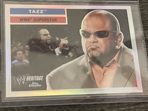 TAZZ 2006 WWE TOPPS CHROME HERITAGE REFRACTOR #50 WWF AEW ECW | eBay