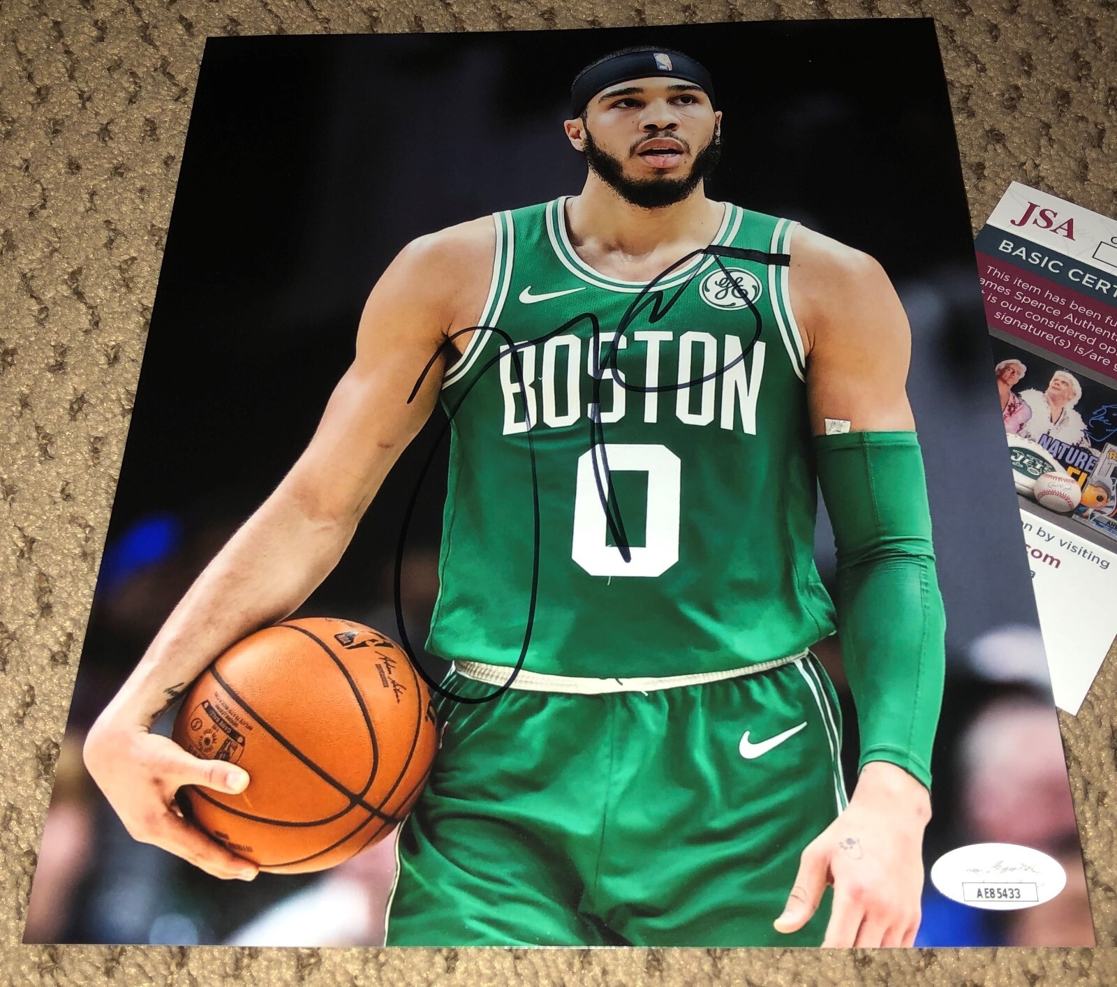 Jayson Tatum Autographed Memorabilia | Signed Photo, Jersey ...