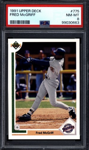 PSA 8 🎯 1991-92 Upper Deck - #775 FRED MCGRIFF "NM-MT | eBay