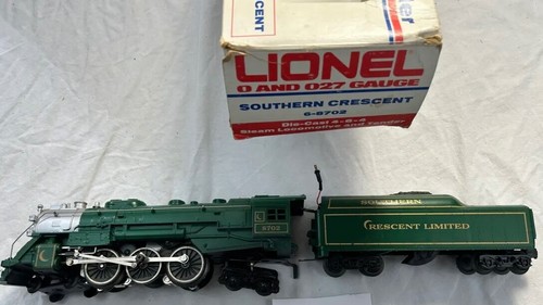 LIONEL 8702 SOUTHERN CRESCENT STEAM LOCOMOTIVE PASSENGER O GAUGE TRAIN ...