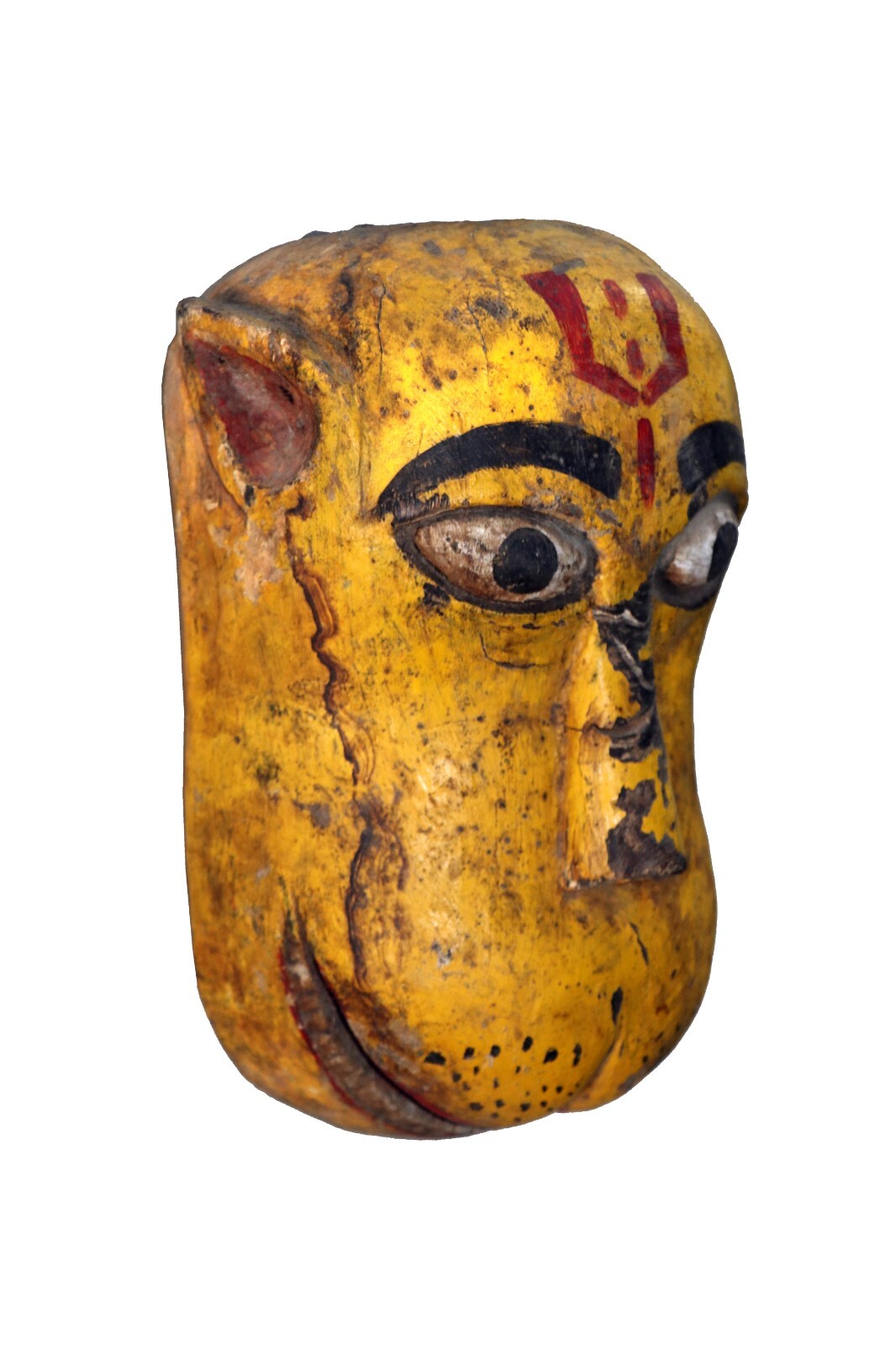 Handcrafted Antique Wooden Mask Hand Carved Tribal Painted Hanging Wall ...