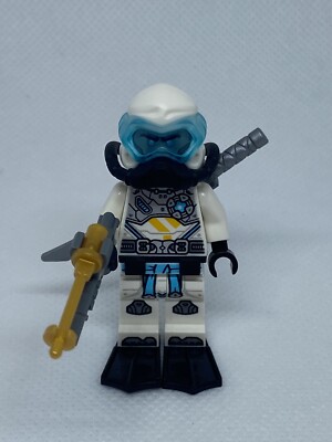Lego Zane 71756 71754 Scuba Gear Seabound Ninjago Minifigure Sea Bound ...