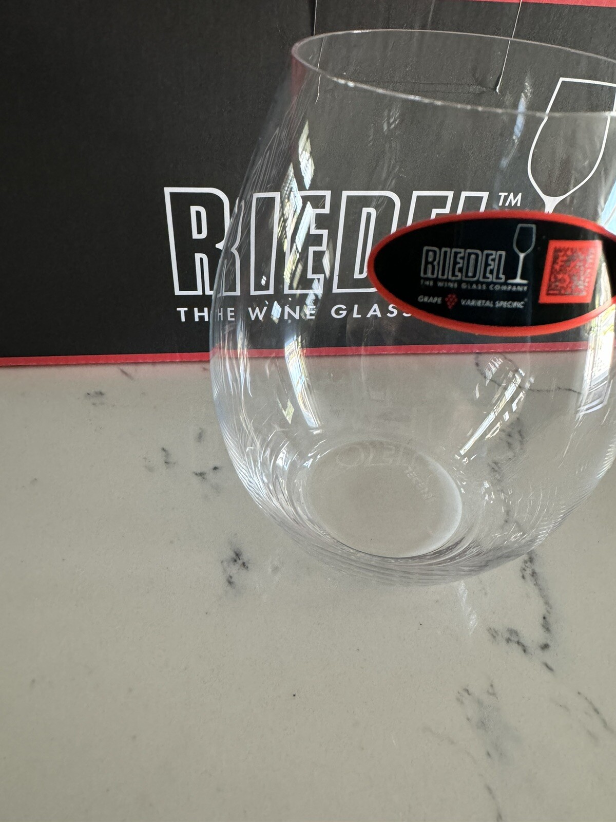 Set / 4 RIEDEL Accanto Stemless Wine Tumbler Crystal New Box Nice Gift ...