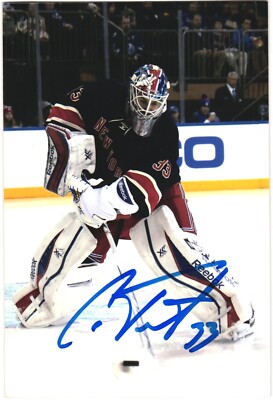 Cam Talbot Autographed 4x6 Color Photo New York Rangers Goalie #33 B | eBay