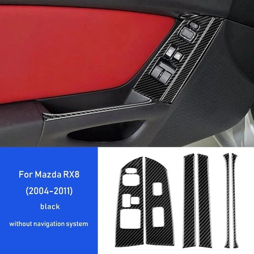 Real Soft Carbon Fiber for Mazda RX8 2009-2011 Accessorie Interior Car ...