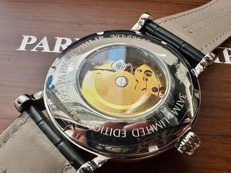 Parker Philip Automatic Diamond Limited Edition 999 Watch (Silver) | eBay