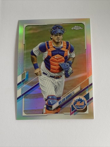 2021 Topps Chrome Wilson Ramos Refractor #197 New York Mets | eBay