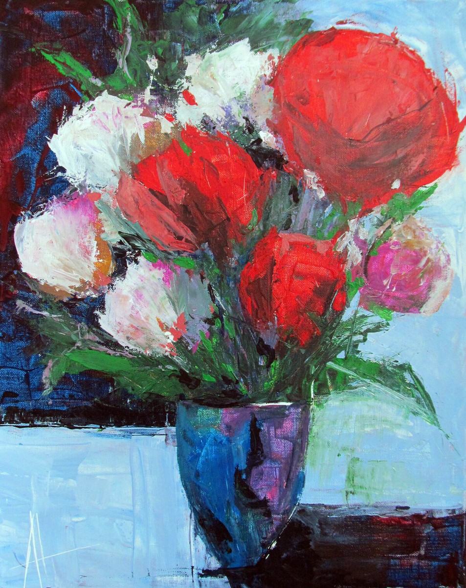 Modern Impressionism Flower