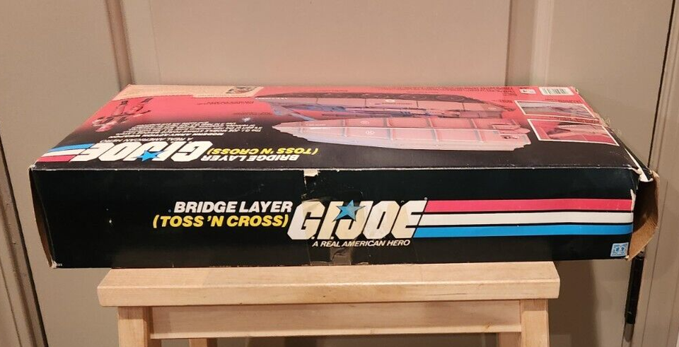 Vintage GI Joe 1985 Toss N Cross Bridge Layer Tank | eBay